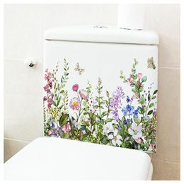 FIDDY Wandsticker Toiletten-Blumen-Wandaufkleber-Dekoration (1 St)