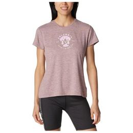 Columbia - Women's Sloan Ridge Graphic S/S Tee - Funktionsshirt Gr XS rosa
