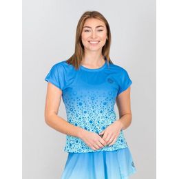 BIDI BADU Funktionsshirt Colortwist Tennisshirt für Damen in blau