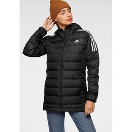 Adidas Daunenjacke "Essential Down" in Schwarz - S