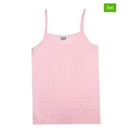 Ewers 2er-Set: Unterhemden in Pink - 92