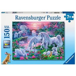 Ravensburger Kinderpuzzle - 10021 Einhörner im Abendrot - Fantasy-Puzzle für Kinder ab 7 Jahren, mit 150 Teilen im XXL-Format