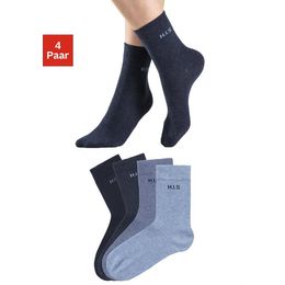 H.I.S. H.I.S Socken mehrfarbig Gr. 39-42 für Damen. Elastisch. Nachhaltig.
