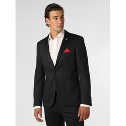 Finshley & Harding Finshley & Harding London Baukasten-Sakko Herren Slim Fit kariert, marine