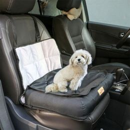 Bingopaw - Hunde Autositz für kleine Hunde, 3-in-1 Hundesitz Auto Rückbank und Vorder, Hundeautositz mit Sichereitsgurt, Wasserdicht rutschfest, s