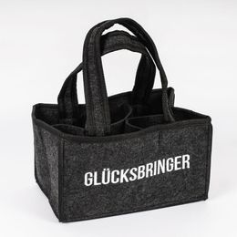 INDA-EXCLUSIV - 6er Filz Männerhandtasche Flaschenhalter -M290946-gluecksbringer