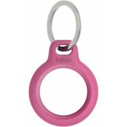 Belkin - Secure Holder mit Schlüsselanhänger für das AirTag pink (F8W973BTPNK)