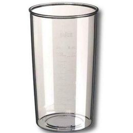 Ersatzteil - Zerkleinerer-Schüssel transparent hoch 500 ml ohne Zubehör (ohne Deckel) - - kenwood Braun