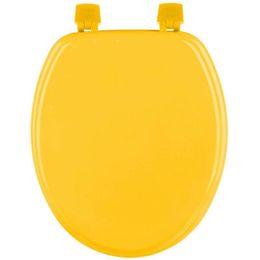 5five - wc-sitz colorama gelb aus lackiertem holz - gelb