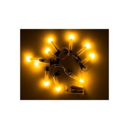 Out of the Blue Weihnachtsbaum led Kerzen Lichterkette 10 Flammig, mit Timer-Funktion Batteriebetrieb