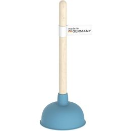 EISL® Bunter Pömpel ø 140 mm in Blau, farbige Saugglocke, WC-Pümpel zur chemielosen Reinigung, Abflussreiniger bei Verstopfung - Blau