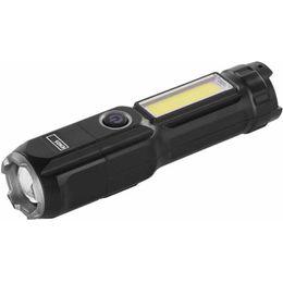 Aufladbare led Taschenlampe für Außen, fokussierbar, 110 lm, 150m Leuchtweite, 4,5 St. Einsatz, wasserdicht, inkl. USB-Ladekabel, P3213 - EMOS