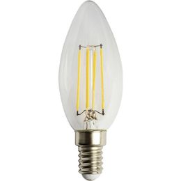 15023 led eek f (a - g) E14 Kerzenform 4 w = 38 w Warmweiß (ø x l) 56 mm x 125 mm nicht di - Heitronic