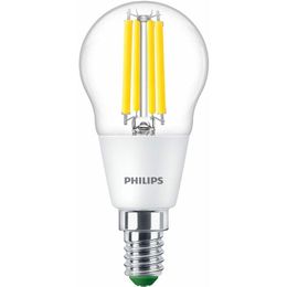 Master LEDcandle Ultra Efficient E14 Birne Klar 2.3W 485lm - 840 Kaltweiß Ersatz für 40W - 4000K - Kaltweiß - Philips