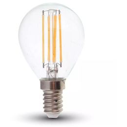 V-TAC LED-Lampe E14 6W 100LM/W P45 Glühfaden 4000K