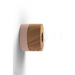 Wandlampe aus Eichenholz skandinavisches Design 0239 almut - Zartrosa