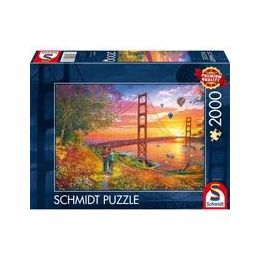Schmidt Spiele Spaziergang zur Golden Gate Bridge, Puzzle 2000 Teile