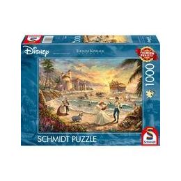 Schmidt Spiele Thomas Kinkade Studios: Disney Dreams Collection - The Little Mermaid Celebration of Love, Puzzle 1000 Teile