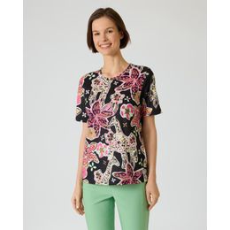 Helena Vera Shirt mit Sommer-Druck & Strass