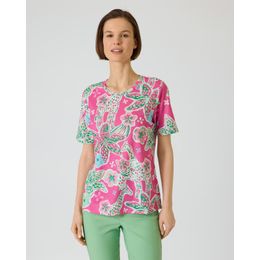 Helena Vera Shirt mit Sommer-Druck & Strass