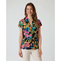 Alfredo Pauly Shirt "tropische Blumen"