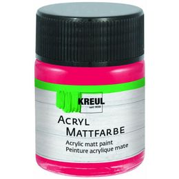 Kreul - Acryl Mattfarbe karmin 50 ml Künstlerfarben