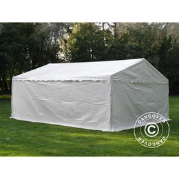 Dancover Lagerzelt Zeltgarage-Basic 2-in-1, 5x6m pe, weiß - Weiß