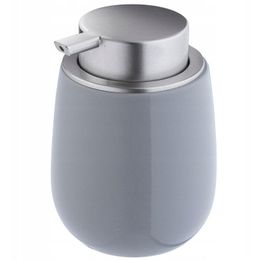 Seifenspender aus Keramik, Spender mit Pumpe aus Kunststoff, Lotions-Pender für Bad, Küche, 12 - Kadax