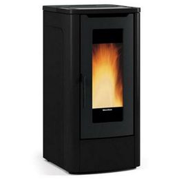 Holzpelletofen 10kw schwarz - teoremanoir - nordica extraflame