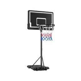 Yaheetech Mobiler Basketballständer Höhenverstellbarer Basketballkorb Korbanlage mit Rollen Basketballanlage für Indoor/Outdoor Verstellbare Korbhöhe