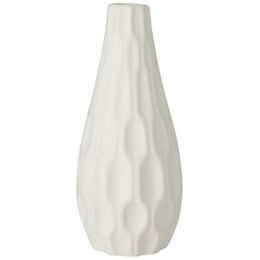 Boltze Gruppe - Deko-Vase lenja, Steinzeug, 24 x 10 cm