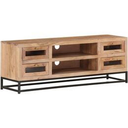 TV-Schrank，TV-Möbel 110x30x40 cm Akazie Massivholz vidaXL