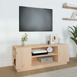 Bonnevie - TV-Schrank,TV-Möbel 110x35x40,5 cm Massivholz Kiefer vidaXL