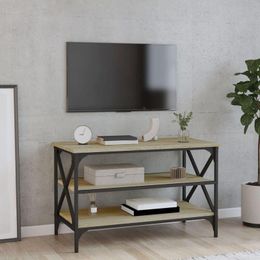 MAISONCHIC - TV-Schrank, TV-Lowboard, tv Möbel, Fernsehschrank Moderner Stil Sonoma-Eiche 80x40x50 cm Holzwerkstoff NMKS25816