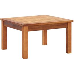 Garten-Couchtisch,Sofatisch, Beistelltisch, Wohnzimmertisch 60 x 60 x 36 cm Massivholz Akazie MKW56342 MAISONCHIC