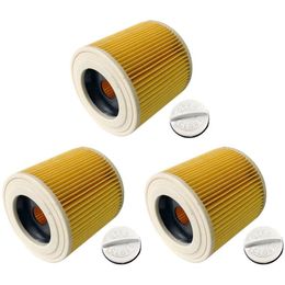 TRADESHOP Ersatz-Filter Filterpatronefür Kärche a 1000, a 2200, a 2901, a 3100, a 4000 Plus, Dewalt D27900, D27901 Hoover 141 - 3 Stück - Trade-shop