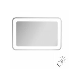 Lanzet Led Spiegel M9 / Badezimmerspiegel mit umlaufender Beleuchtung / Maße (b x h x t): ca. 90 x 60 x 4,6 cm / hochwertiger Badspiegel mit Sensor /