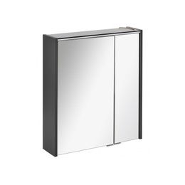 Fackelmann Led Spiegelschrank denver / Badschrank mit gedämpften Scharnieren / Maße (b x h x t): ca. 60 x 68,5 x 16 cm / hochwertiger Schrank mit Spiegel und