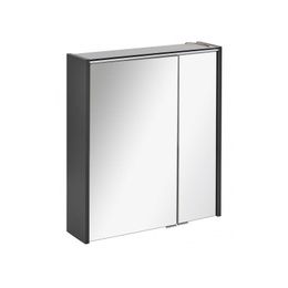 Fackelmann - led Spiegelschrank denver / Badschrank mit gedämpften Scharnieren / Maße (b x h x t): ca. 60 x 68,5 x 16 cm / hochwertiger Schrank mit