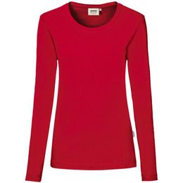 HAKRO - Damen Longsleeve mikralinar® rot, 4XL