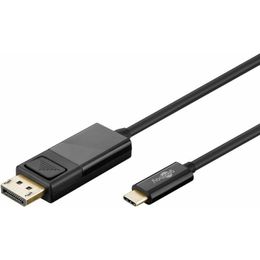 goobay - usb 3.1 Type-C™ to DisplayPort adapter cable, black, 1.2 m - usb-c™ male DisplayPort male (79295)