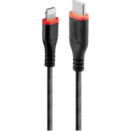 USB-Kabel usb 2.0 Apple Lightning Stecker, usb-c® Stecker 2.00 m Schwarz 31287 - Lindy