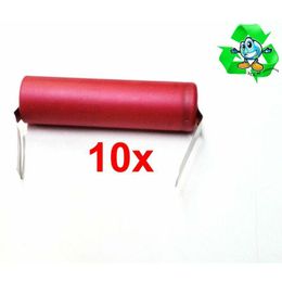 Sanyo - 10 x Akku UR18650SA 3,6 v 1300 mAh 20 a