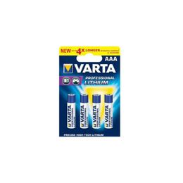 Varta - Professional Lithium-AAA-Batterien (Micro) 4er Blister 1100 mAh (06103 301 404 pack)