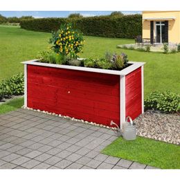 Profi-Hochbeet 669 c Hochbeet aus Holz in Grau, Juwel , Pflanzen ufzucht mit Montagematerial - Grau - Weka