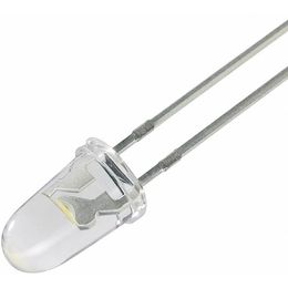 PCE Yoldal YZ-WS3N23N led bedrahtet Sunny White Rund 3 mm 12000 mcd 23 ° 20 mA 3.2 v