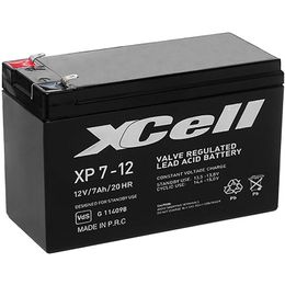 XCELL Bleiakku XP7-12 12V 7000 mAh Pb F1 4,8mm Anschluss