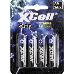 Xtreme FR6/L91 Mignon (AA)-Batterie Lithium 1.5 v 4 St. - XCELL