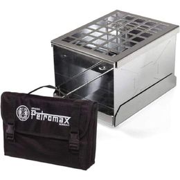 Steckherd fb2 Feuerbox Kocher Feuerstelle mit Tasche - silber - Petromax