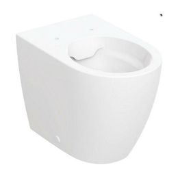 Geberit - ge iCon Stand-WC Tiefspüler, wandbündig geschl. Form, Rimfree, weiß